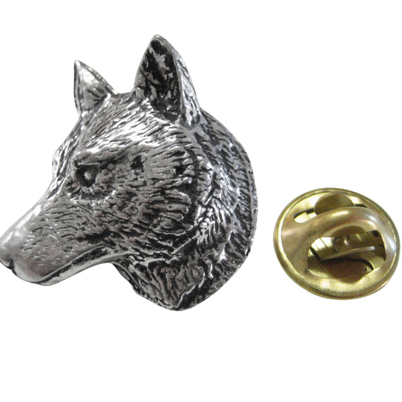 Kiola Designs | Accessories | Wolf Head Lapel Pin | Poshmark